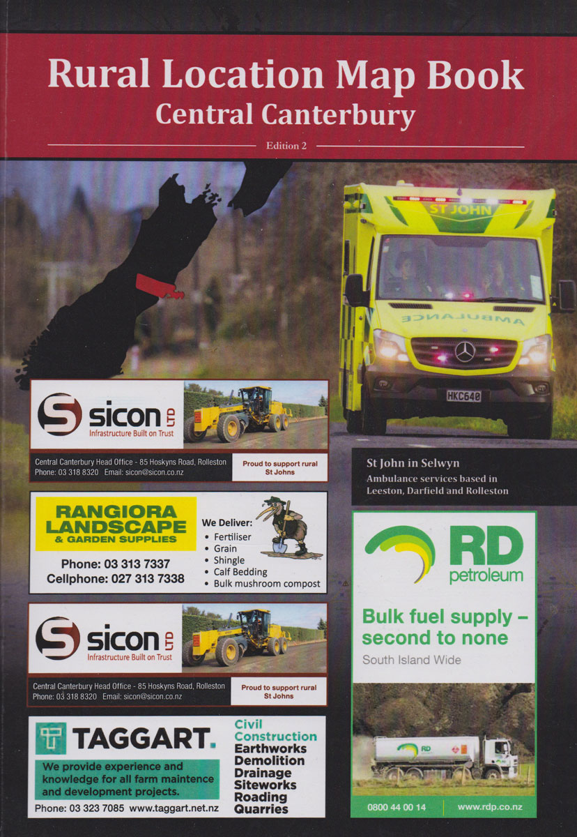 Rural Location Map Books: Rural Location Map Book : Central Canterbury
