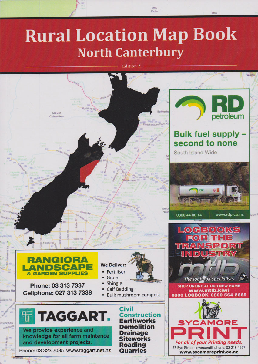 Rural Location Map Books: Rural Location Map Book : North Canterbury