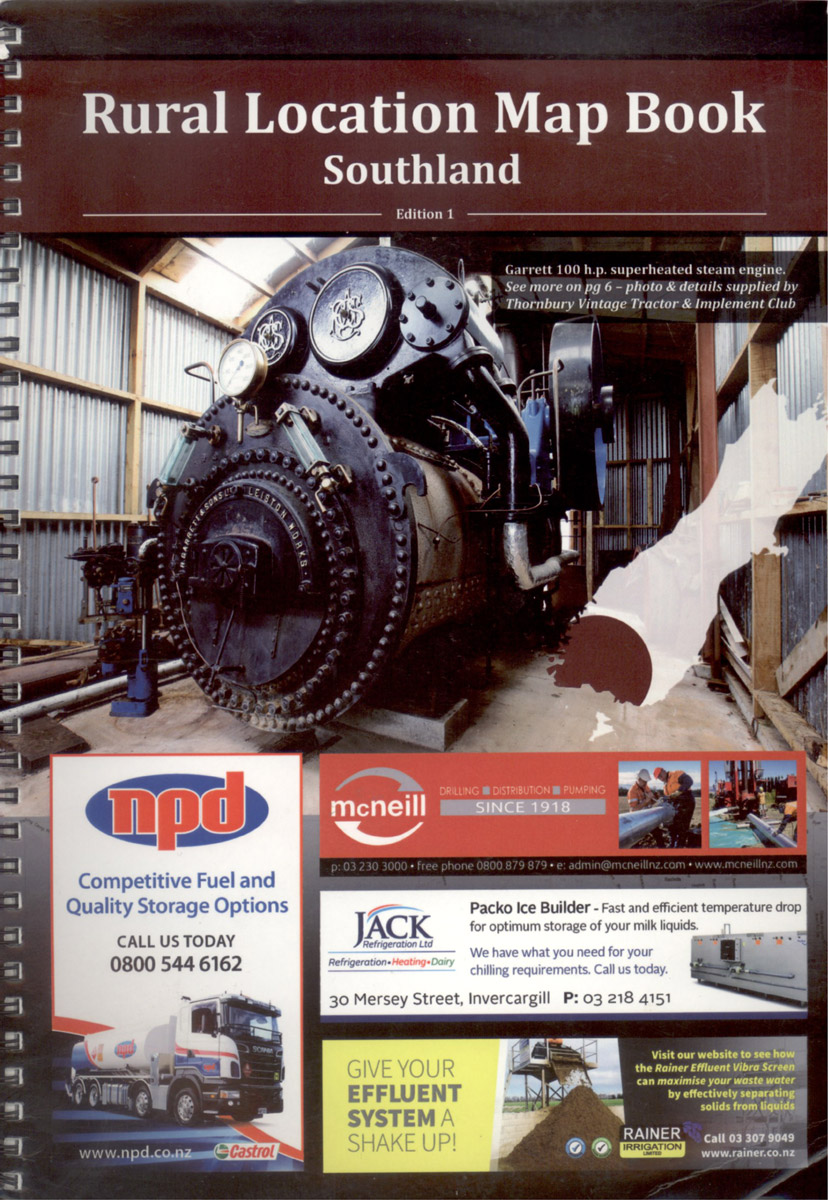 Rural Location Map Books: Rural Location Map Book : Southland